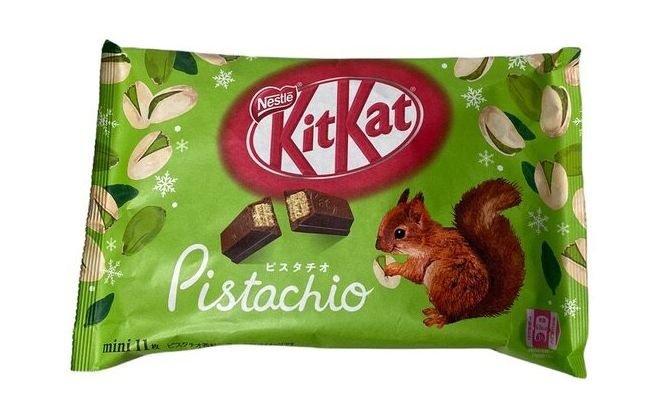 Kitkat Pistachio Limited Edition คิทแคท พิทาจิโอ้ แพคสีเขียว 1 แพค ...