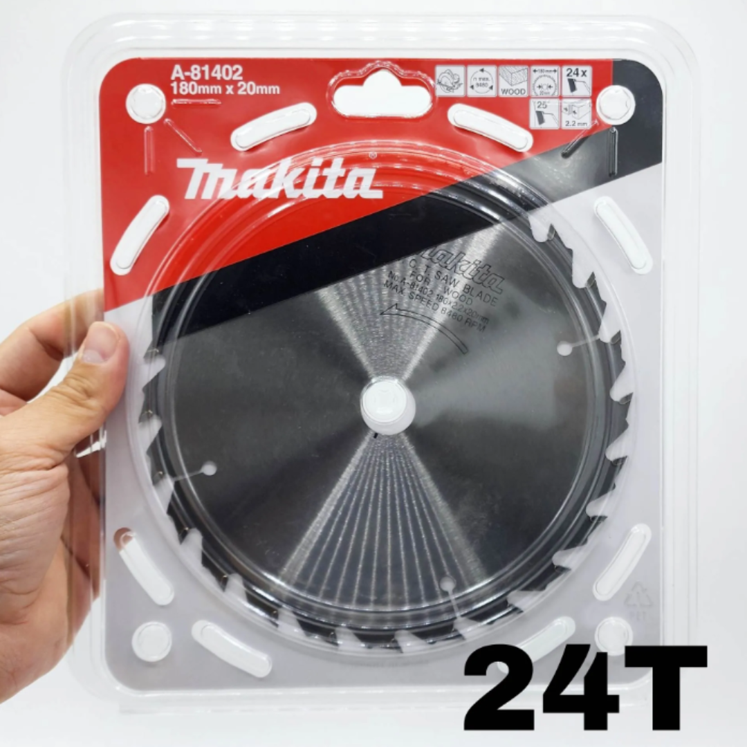 MAKITA ใบเลื่อยวงเดือน 7" ของแท้ 100% ใบเลื่อยตัดไม้ ใบตัดไม้ ขนาด 7 นิ้ว 24T , 30T , 40T , 60T ...