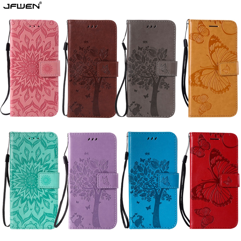 3D Leather Phone Case For Samsung Galaxy S22 S21 S20 FE Note 10 20 Ultra S10 S10E S9 S8 Plus ...