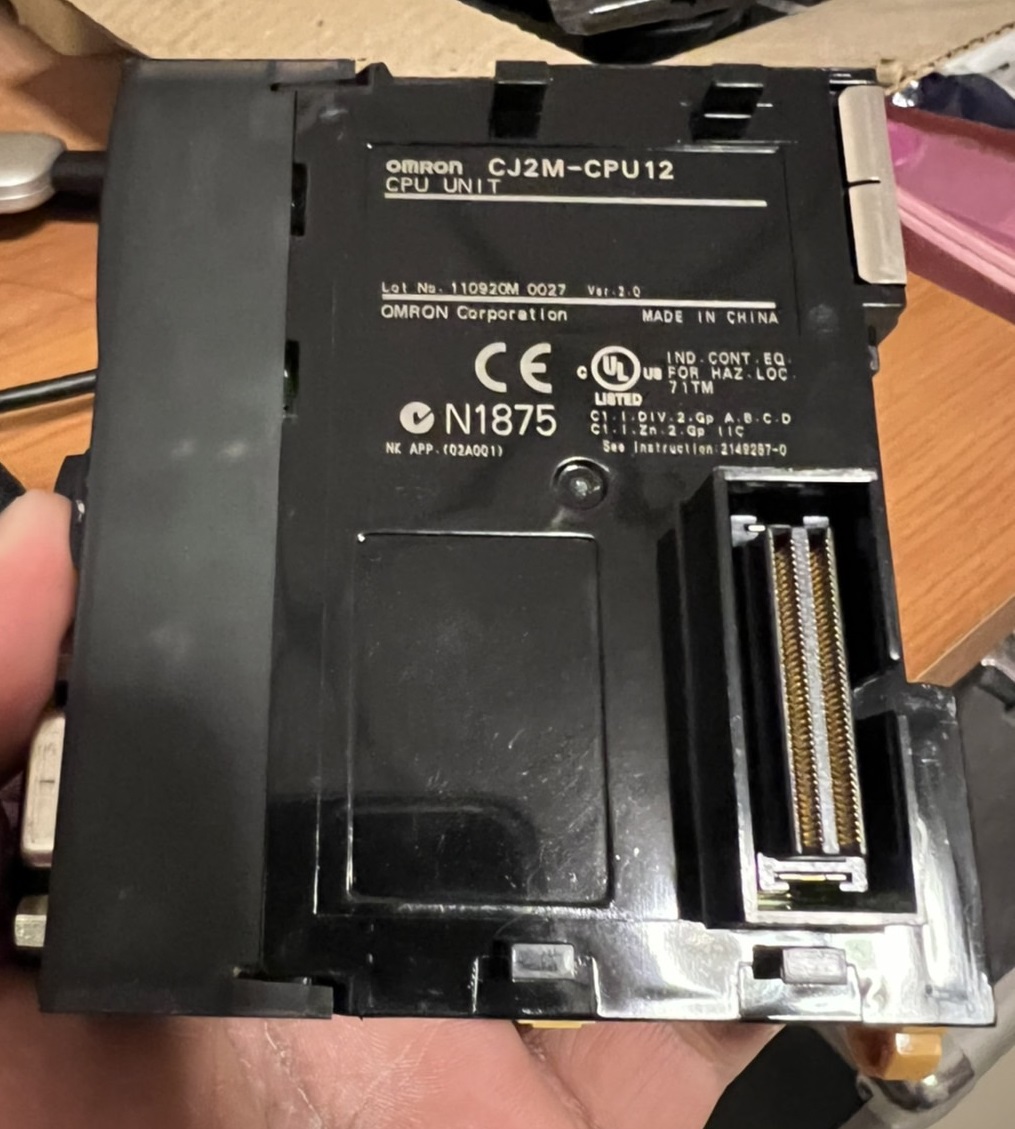 Omron ใช้งาน CJ2M-CPU11 CJ2M-CPU12 CJ2M-CPU13 CJ2M-CPU32 CJ2M-CPU33 CJ2M-CPU34 CJ1G-CPU45 (สภาพ ...
