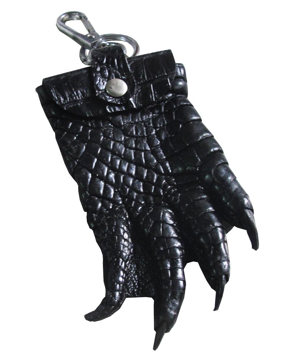 HonestBee Thai Genuine Crocodile Foot key chain and wallet ดำ - Honest ...