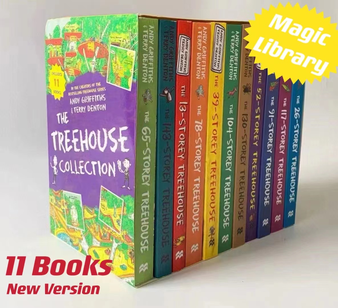 [Box damaged]The Storey Treehouse 11 books set,13-143 floors English ...