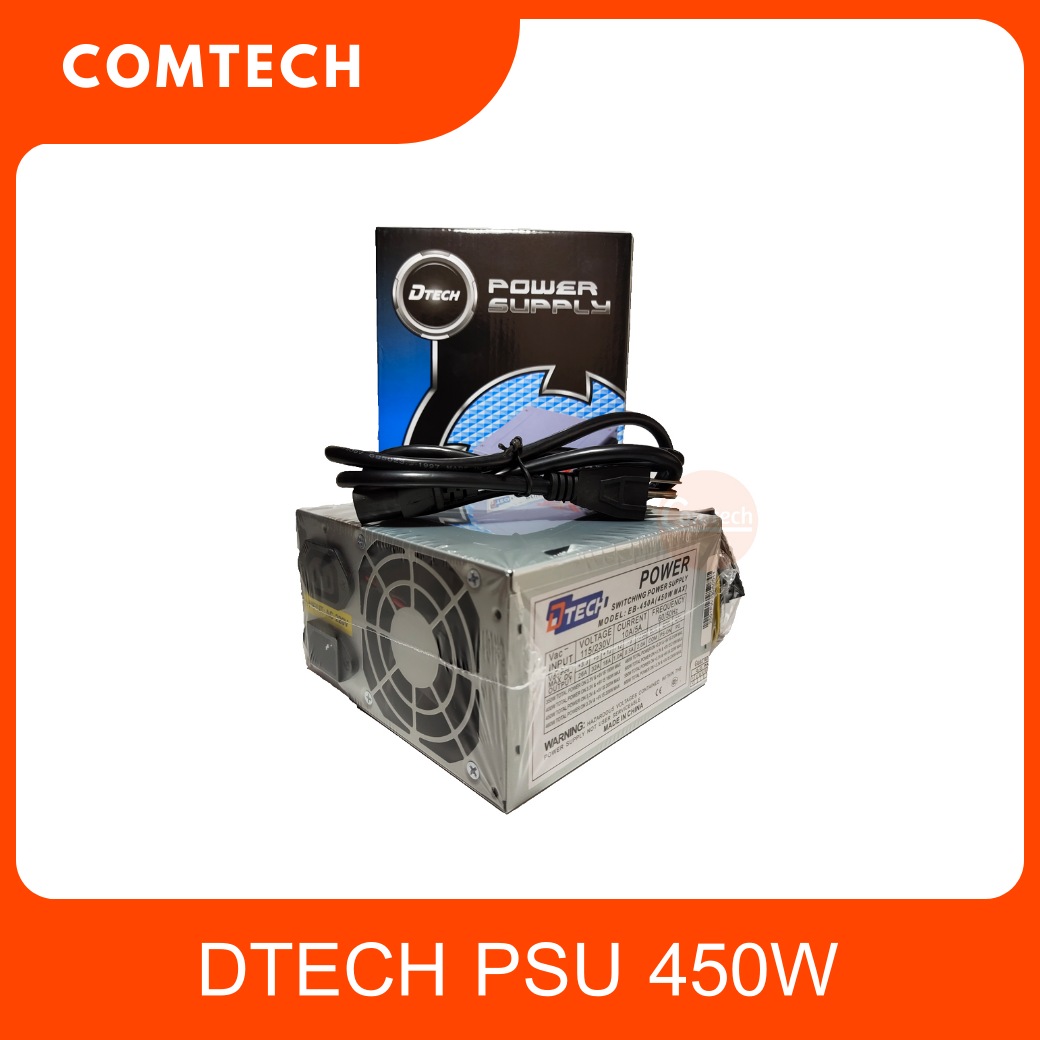 DTECH พาวเวอร์ซัพพลาย POWER SUPPLY 450W PW030 | Lazada.co.th