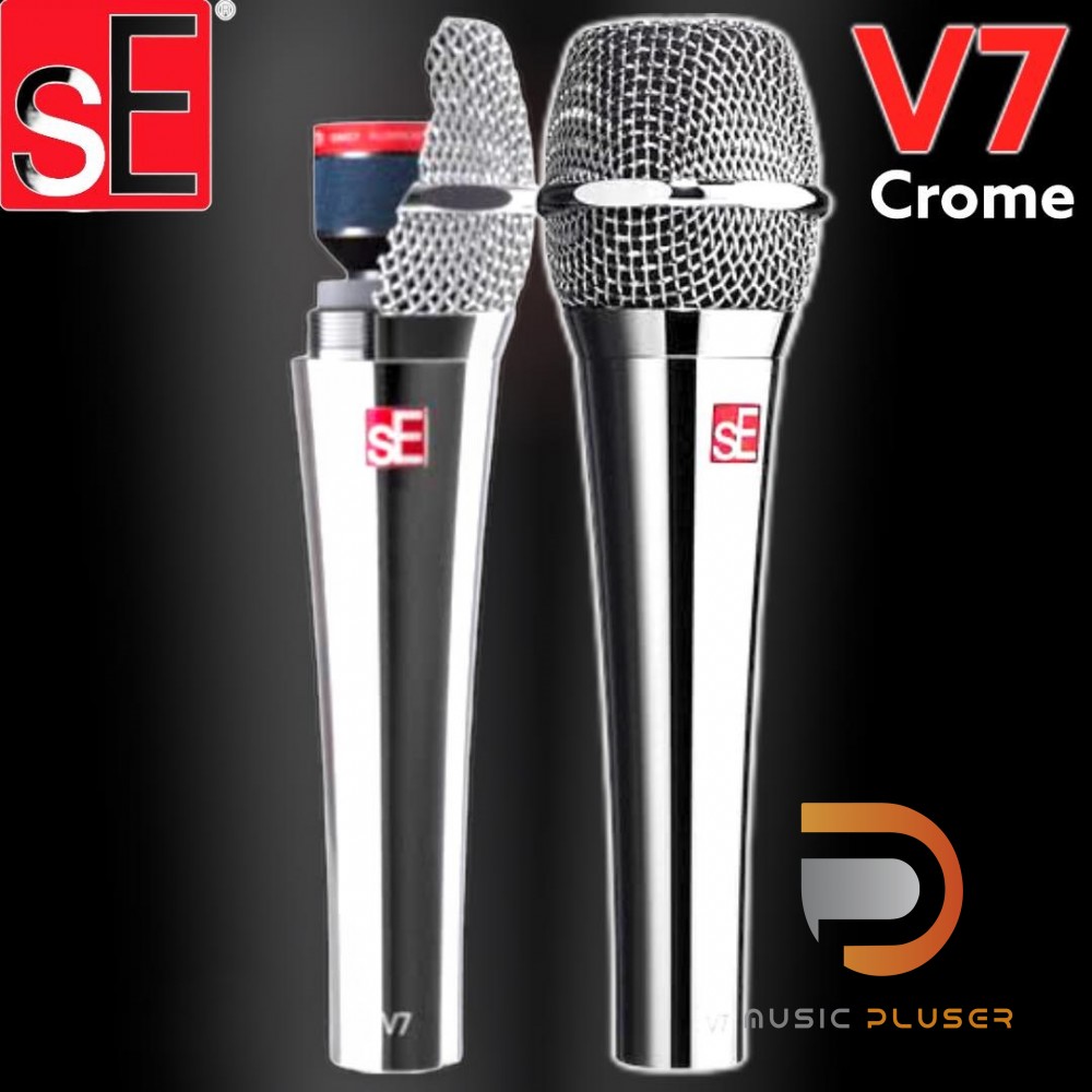 SE Electronic V7 Chrome sE V7 เป็นไมค์ Dynamic รับเสียงแบบ Supercardioid ให้เสียงชัดเจน ความที่ ...