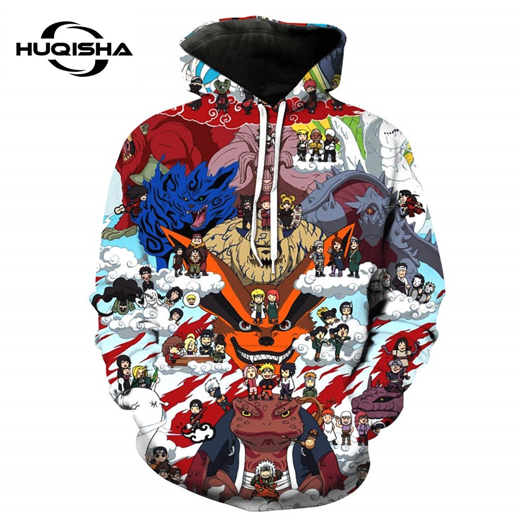 Classic Akatsuki Hoodies Men Women Uni Fashion Casual Naruto Jacket ...