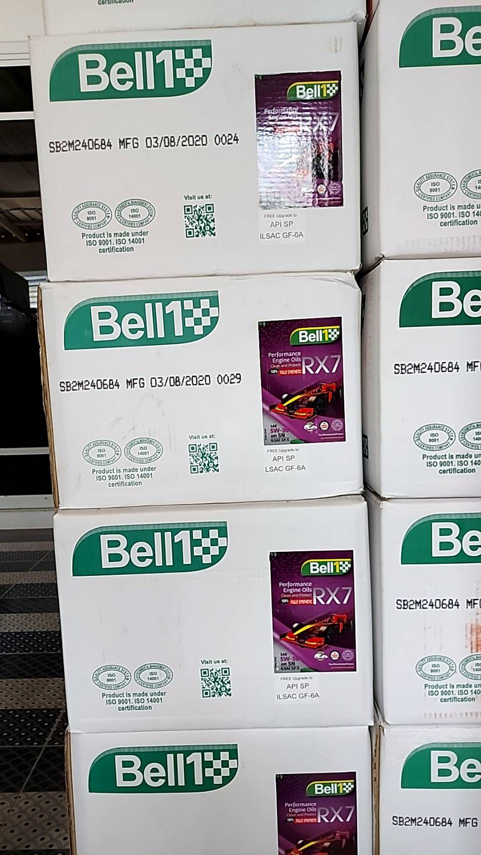 Bell1 น้ำมันเครื่อง สังเคราะห์แท้ API SP (Fully Synthetic) RX7 100% เกรด Premium 5W-30 สำหรับ ...