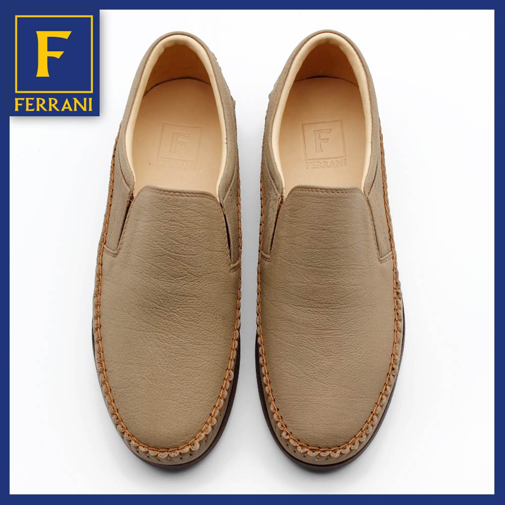 FERRANI รองเท้าลำลอง รุ่น3102 รองเท้าหนังแท้ พับได้ งอได้ ใส่สบาย ...