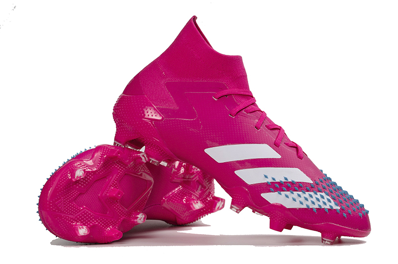 100 genuineAdidas Football Shoes-Adidas Predator Mutator 20.1 FG pink ...