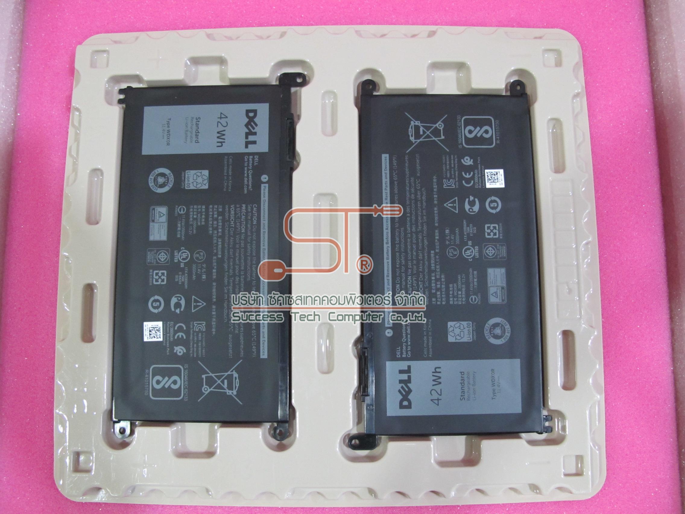 FW8KR - Battery Dell 42WHr 3Cell สำหรับ Dell Inspiron 5567 แท้จากศูนย์ ...
