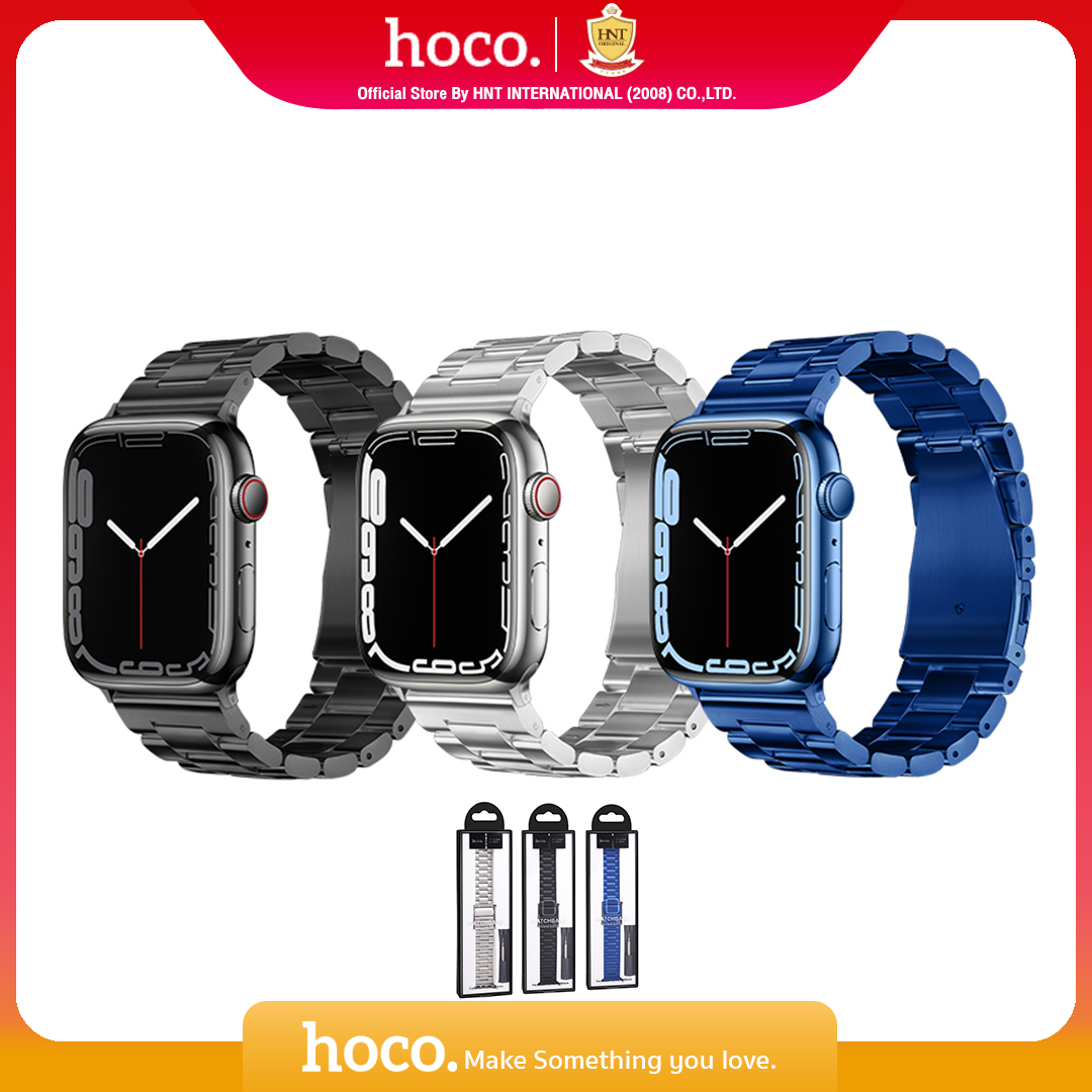 Hoco สายนาฬิกา Luxury steel โลหะอย่างดี (38-49mm) Grand series three ...