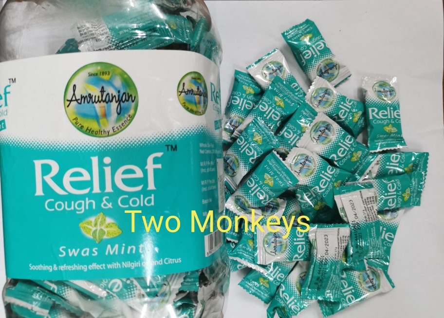 ลูกอม อินเดีย Amrutanjan Swas Mint (1แพค10เม็ด)ราคาต่อ 1 แพคนะคะ สินค้า ...