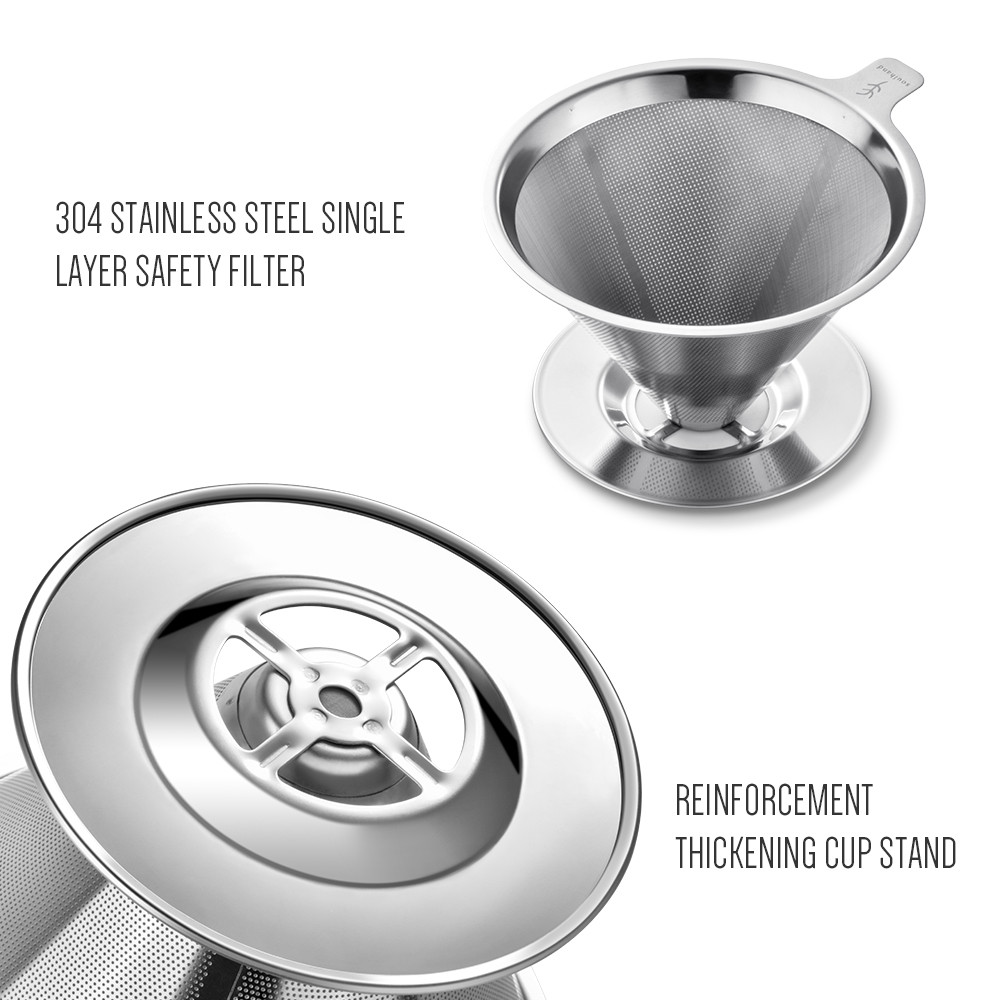 Soulhand Stainless Steel Coffee Filter Pour Over Coffee Filter Metal ...