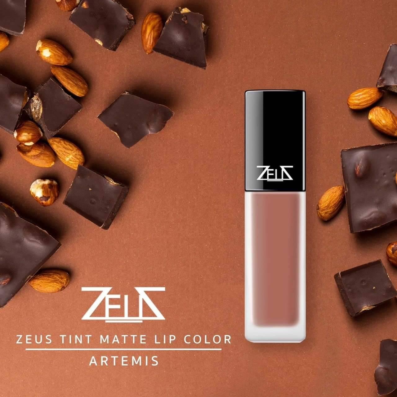Zeus lipmatt lipแบบจุ่ม 3in1 สี 04 Artemis - beauty for u - ThaiPick