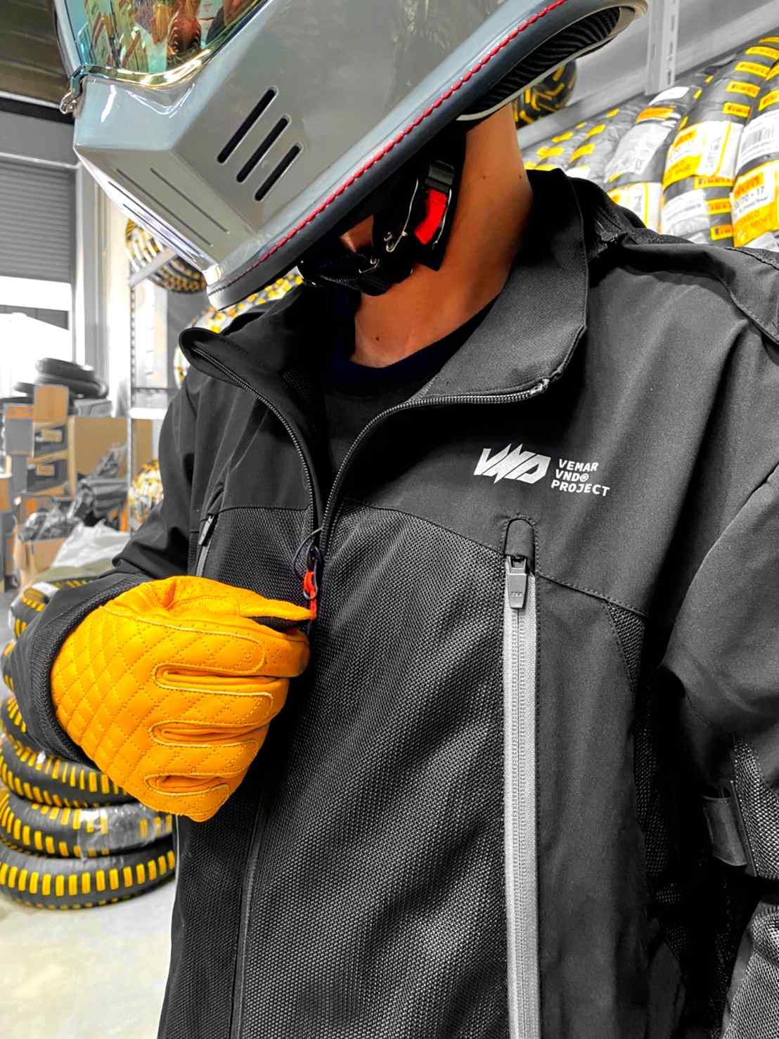 เสื้อการ์ด VEMAR JACKET A-02 ไม่ร้อน ระบายอากาศได้ดี การ์ด 5 จุด ไหล่ ...