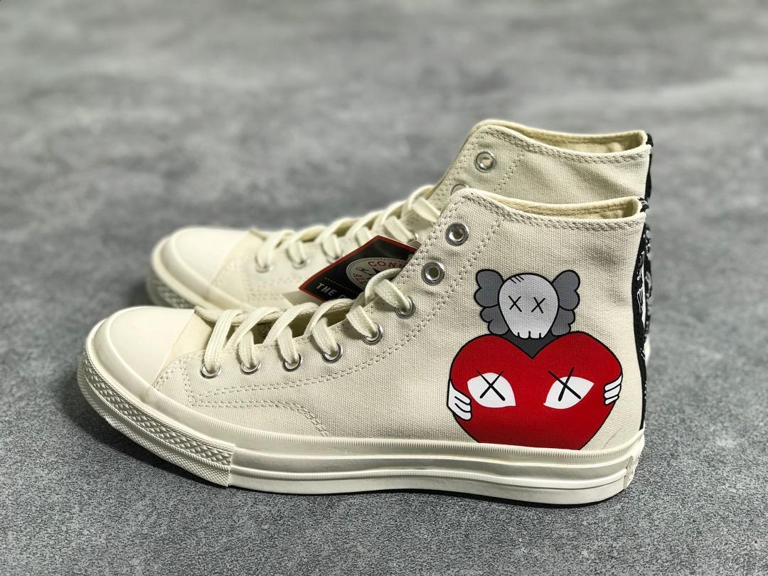 CDG X Kaws X converse 1970s sports shoes Increase shoes for men amd ...