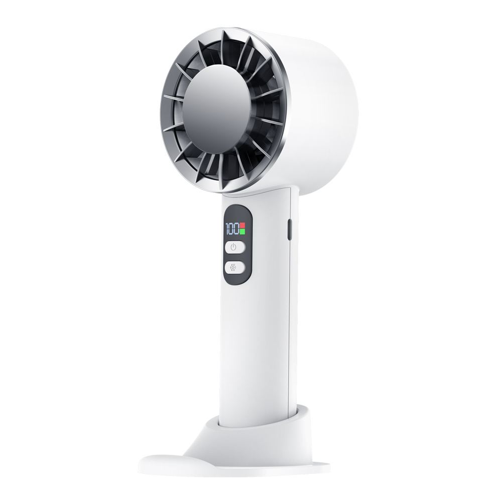 Kuulaa Mini Fan Rechargeable Electric Small Fan with Ice Cooler High ...