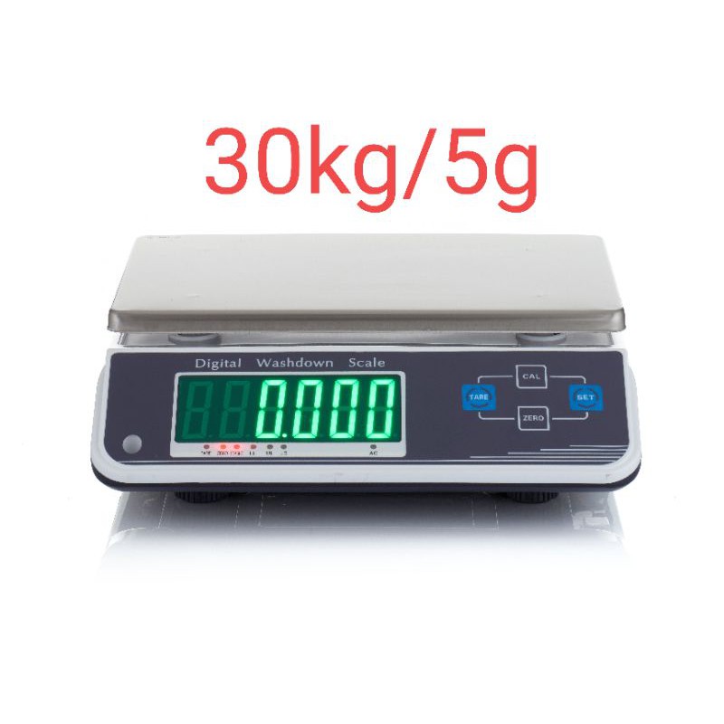 ตาชั่งดิจิตอลกันน้ำ, เครื่องชั่งดิจิตอลกันน้ำ 3kg., 6kg., 15kg., 30kg. (Mode 7601) มีใบรับรอง ...