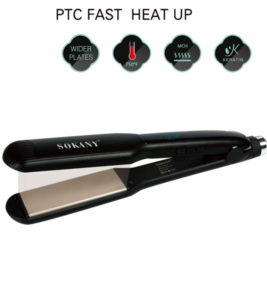 Championcheap เครื่องหนีบผม Sokany เครื่องหนีบผมตรง ที่จัดแต่งทรงผม เครื่องรีดผม HS-059 ...