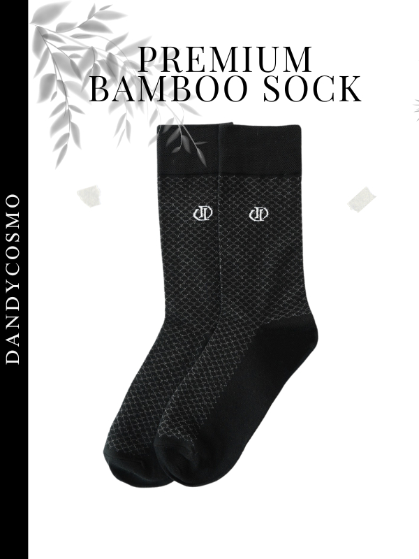 DANDY COSMO 2สี ถุงเท้าทำงานผู้ชาย ผ้า Bamboo ใยไผ่ สัมผัสนุ่ม ลดกลิ่น ...