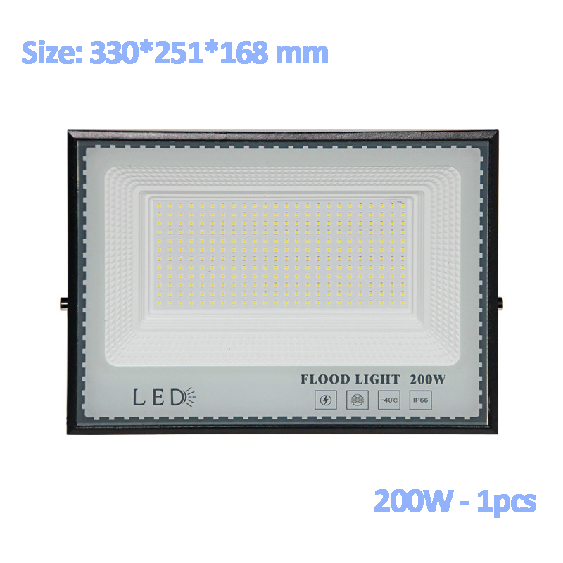 LED Flood Light New Ultra-thin 30W 50W 100W 150W 200W Cool Warm White ...