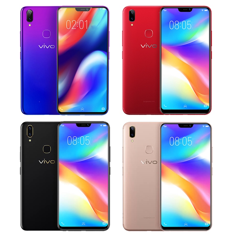 มือถือ VIVO (วีโว่) Y85 RAM4GB ROM 64GB ความจุแบตเตอรี่ 3,260mAh กล้องคู่ หน้าจอ 6.22 นิ้ว สแกน ...
