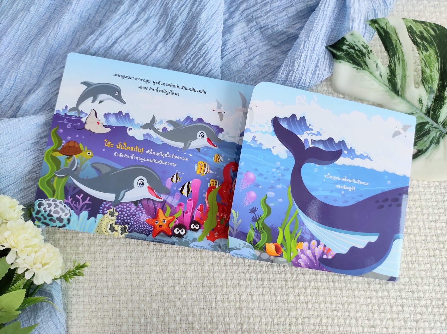 หนังสือบอร์ดบุ๊คพลิกเปิด ลองเปิดดูซิ สัตว์โลกใต้ทะเล (74329) - Little ...