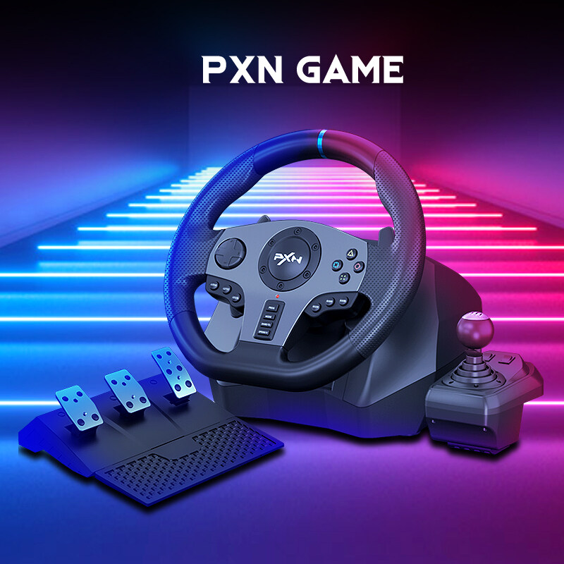 PXN V9 Driving Racing Wheel 270/900 Degree for PS4, PS3, PC,Nintendo ...