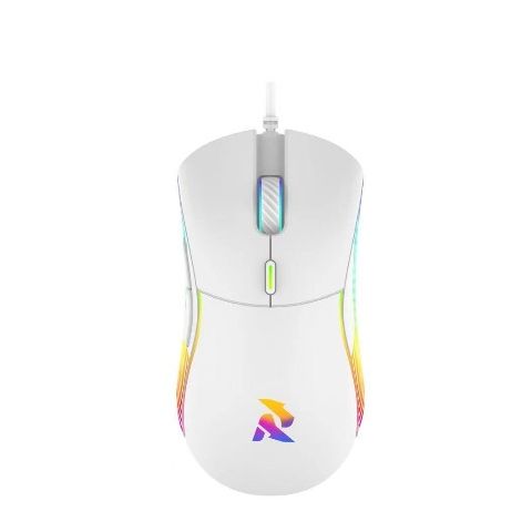 🌳เมาส์เกมมิ่ง RAZEAK M1 6D RGB 6D RGB with customized design Side RGB light Gaming Mouse เม้าส์ ...