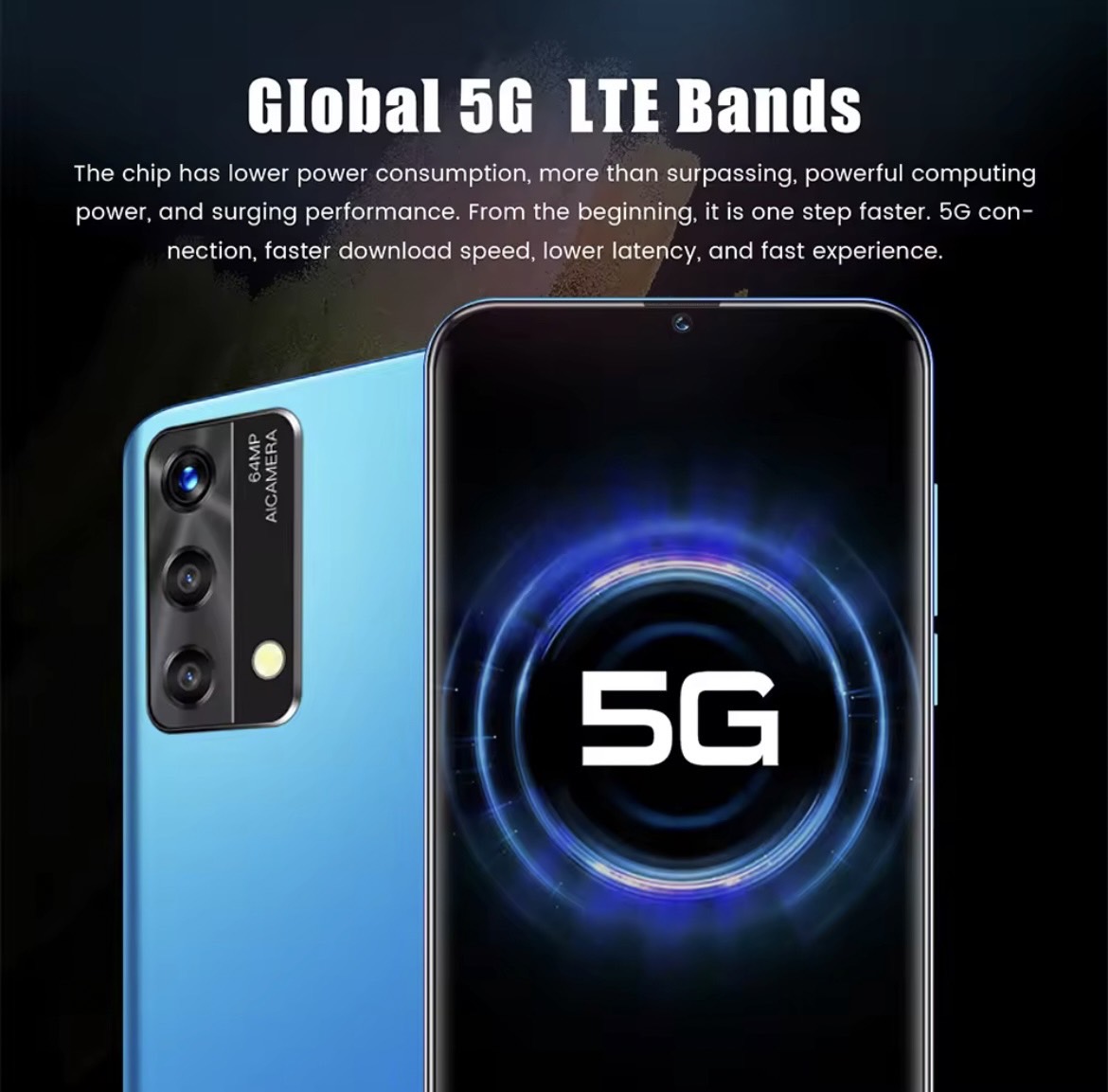 2024 newoppq A96 5G 6.7 inch mobile phone support 2 sim smartphone 4G5G ...