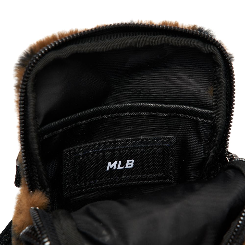 MLB กระเป๋าสะพาย FUR MONOGRAM CROSSBODY BAG 3ACRH0216 50BRS BROWN NEW ...