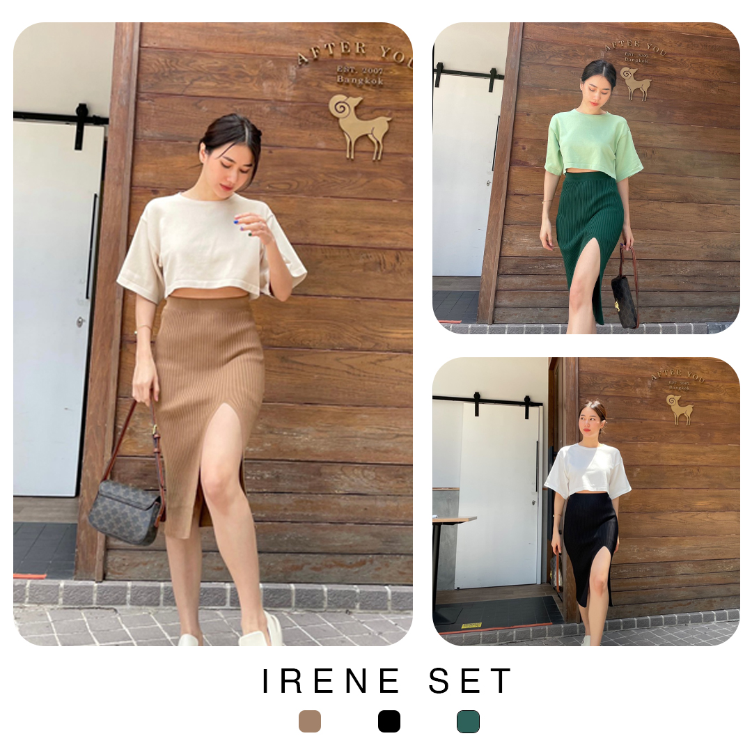 PATH T CHA - IRENE TWOTONE POCKETS JEAN - pathtcha.outfitter - ThaiPick