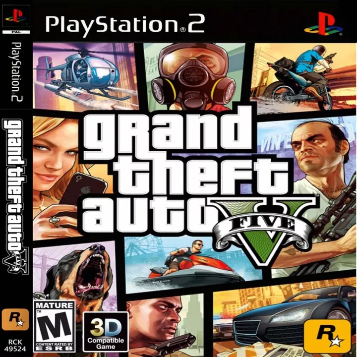 แผ่นเกมส์ PS2 GTA Grand Theft Auto V PlayStation2 เกมส์ PS2⚡ส่งไว⚡ | Lazada.co.th