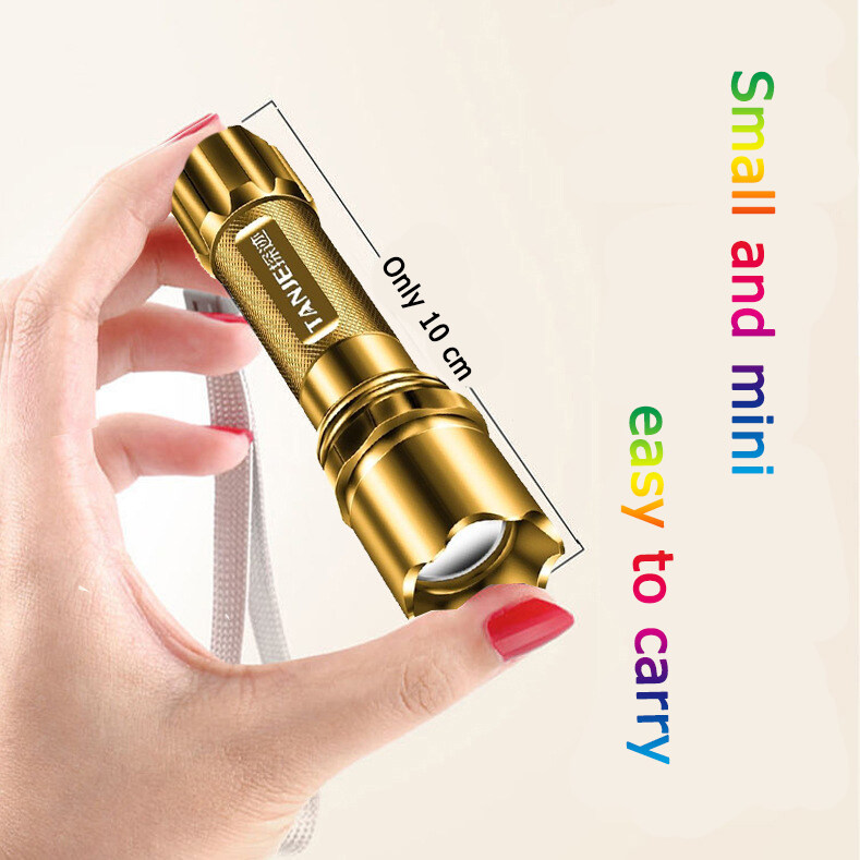 TANJEไฟฉายแรงสูง ไฟฉาย2in1 ไฟฉายอเนกประสงค์ ไฟฉายสว่างแรงสูง ไฟฉายUSB ...