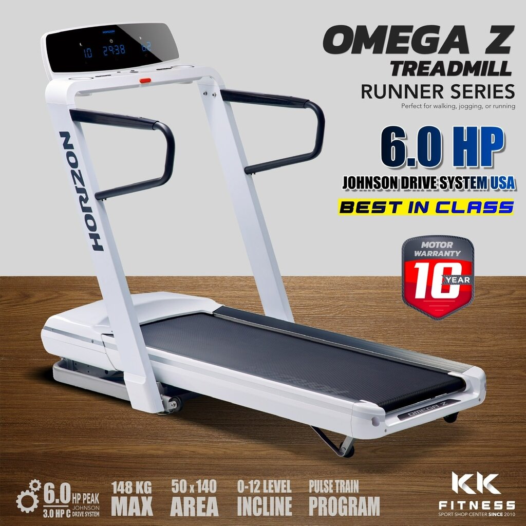ลู่วิ่งไฟฟ้า Johnson รุ่น Horizon Omega Z - KhonKaen Fitness - ThaiPick