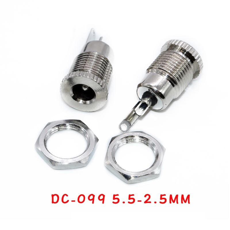 10คู่/เซ็ต DC Power Connector Pin หญิงชายปลั๊กเสียบปลั๊กตัวแปลง2/3Pins ...