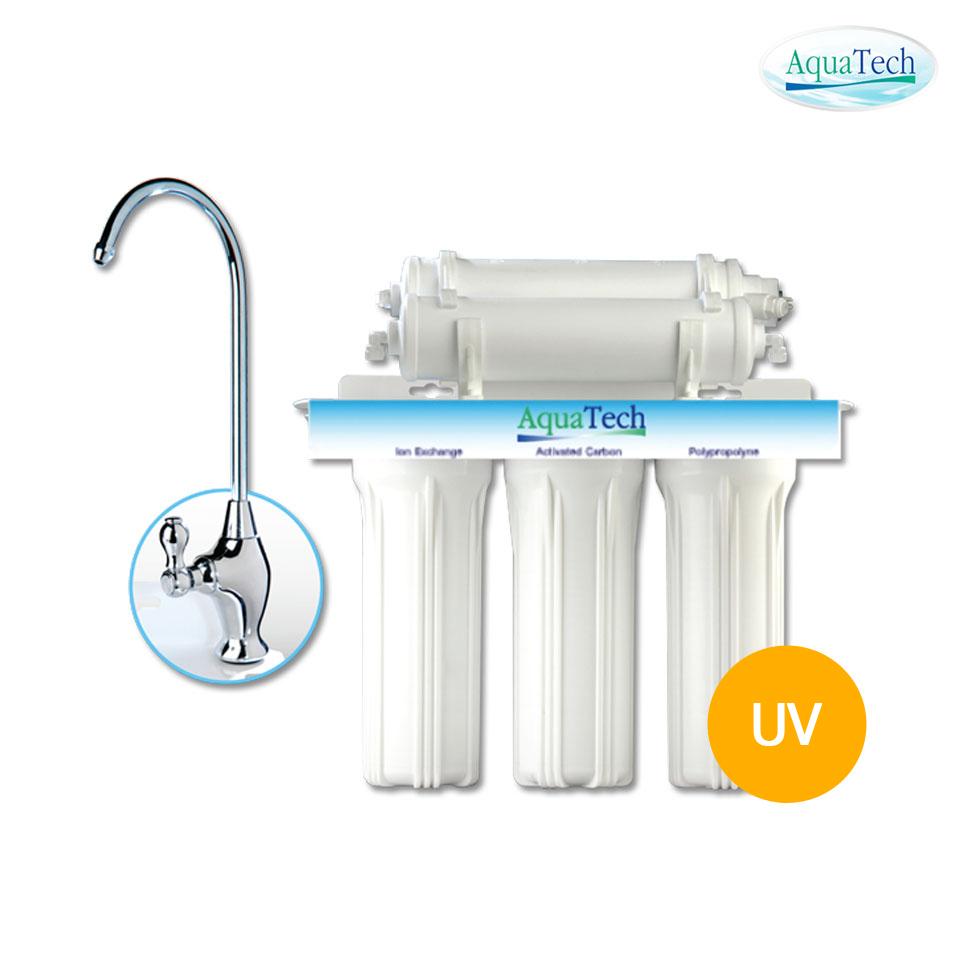 AquaTech เครื่องกรองน้ำ ระบบ UV 6 ขั้นตอน ตู้กรองน้ำ รุ่น A_T 368 UV ...