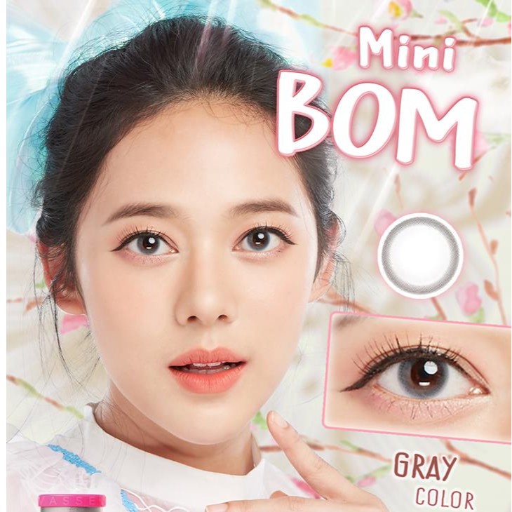 Kitty kawaii Mini Bom Gray บิ๊กอายสายตาสั้น สายตาปกติ power_lenses 0.00 ...