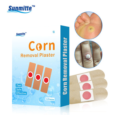 12ชิ้นกล่อง Medical Plaster Foot Corn Callus Removal Thorn Plantar ...
