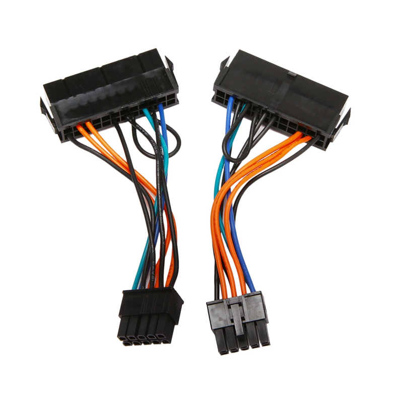 24-Pin Female to 10-Pin Male Adapter Power Supply Cable Cord for Lenovo ...