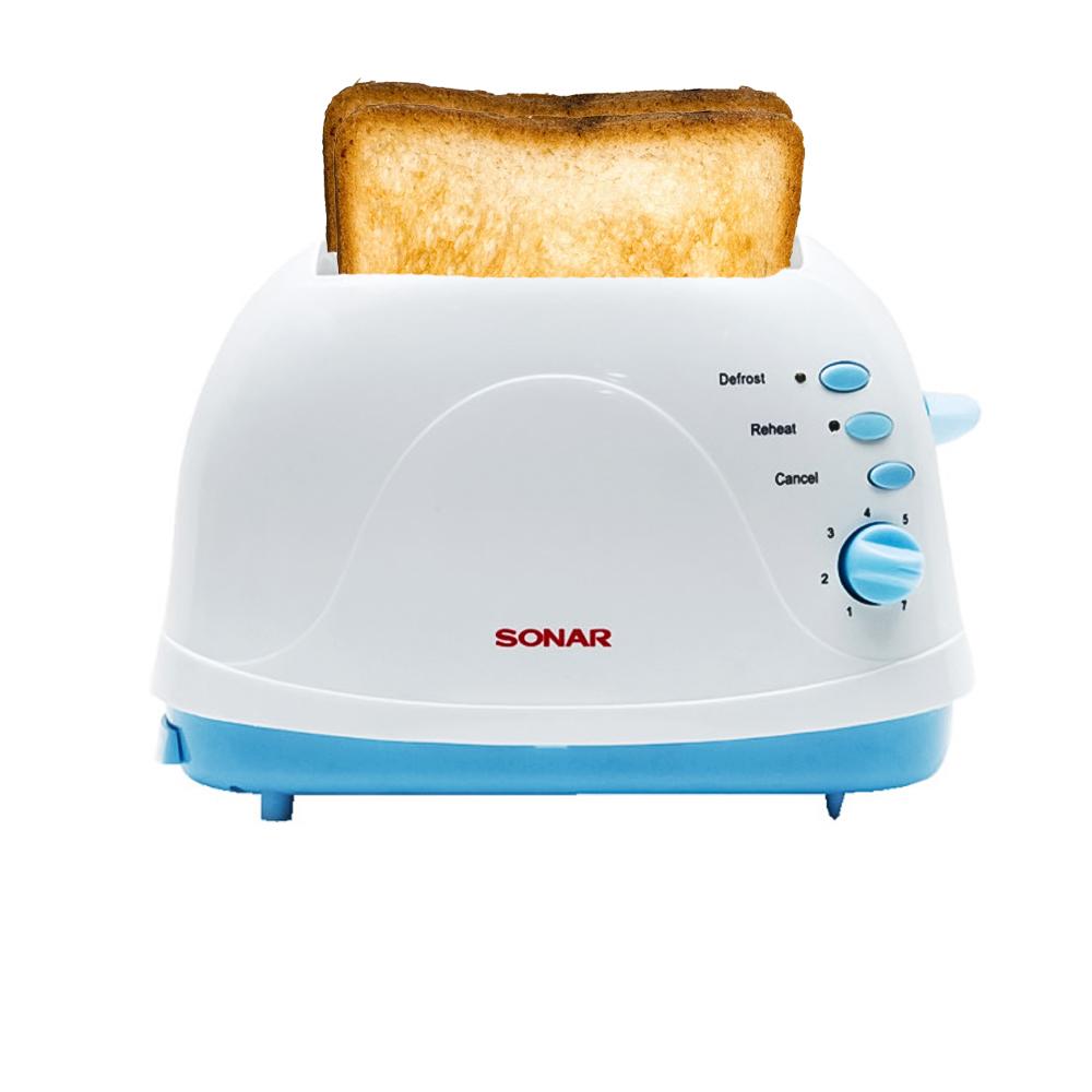 Sonar ชุดทำเบเกอรี่ เครื่องปิ้งขนมปัง ET-200S (สีขาว)เครื่องทำโดนัท DM-007 (สีขาว)เครื่องทำวา ...