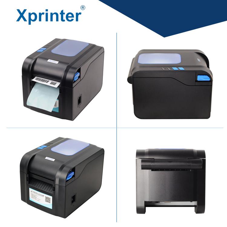 เครื่องพิมพ์บาร์โค๊ด Xprinter รุ่น XP-370B รองรับขนาด 20-78 มม. (Label Printer Thermal 3 Inch ...