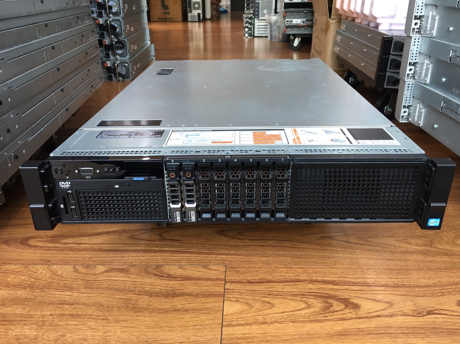 Dell R720 Server PowerEdge CPU E5-2651V2x2 / Ram 64GB PC3L-12800R DDR3 ...