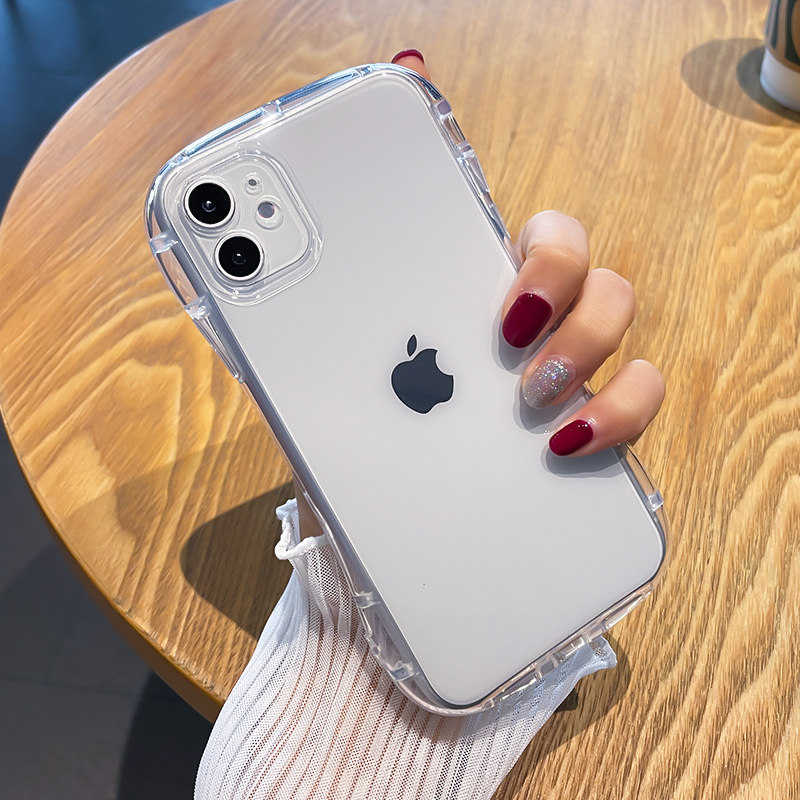 Wholesale Clear Thick Shockproof Phone Case For iPhone 12 Pro Max 11 ...