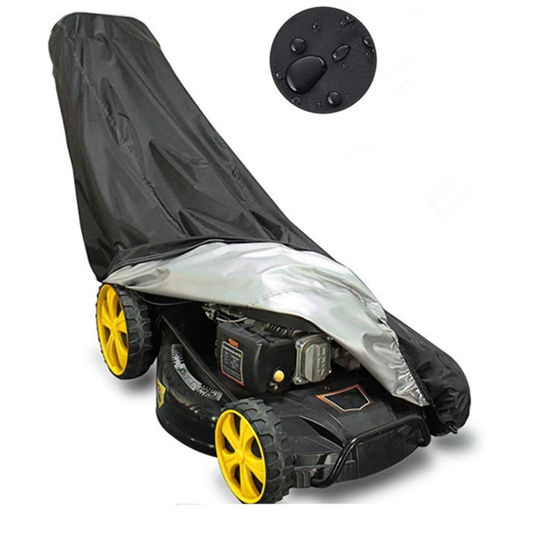 Lawn Mower Dust Cover Waterproof Mower Tarpaulin Outdoor Sun Protection ...