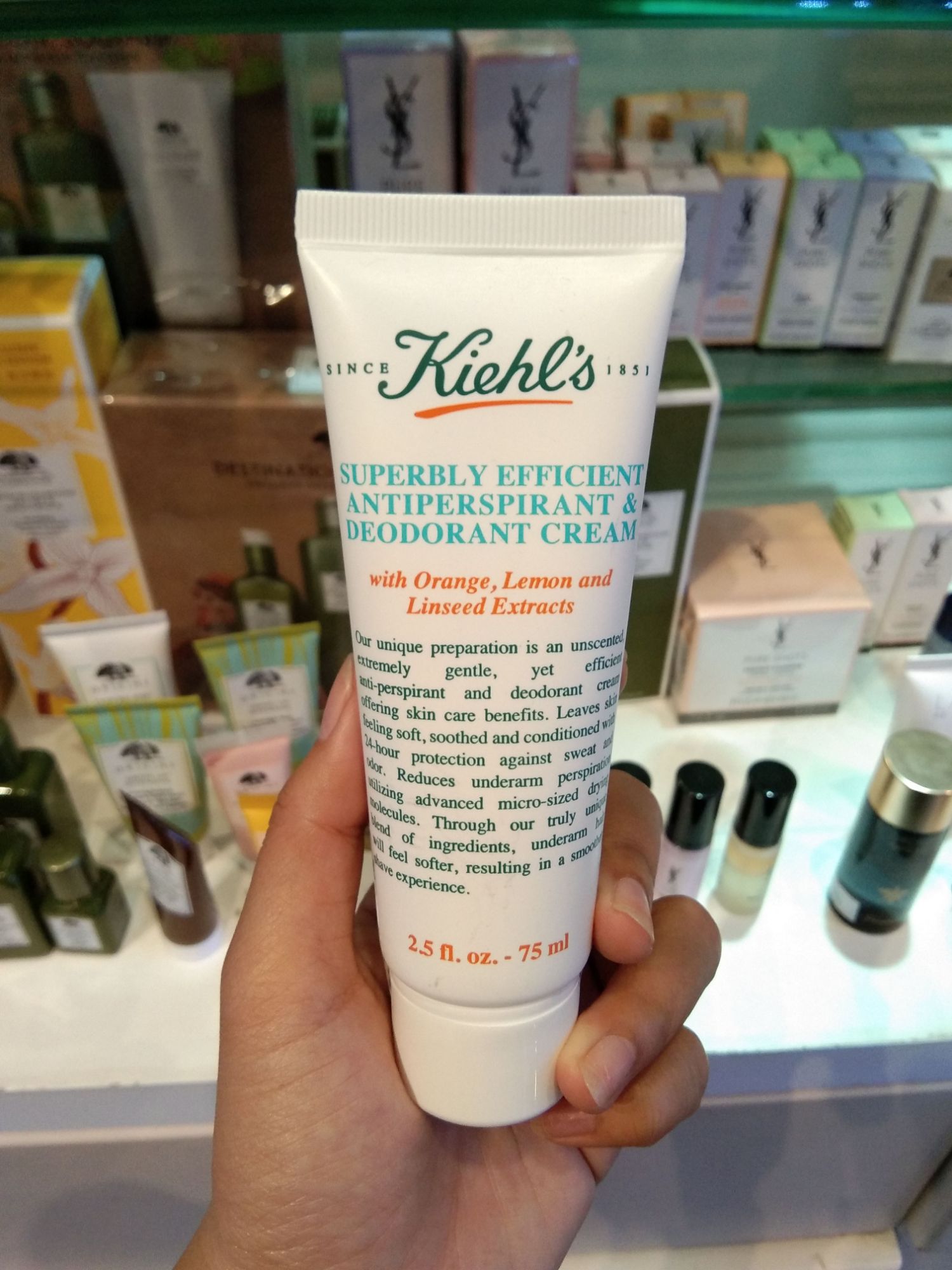 Kiehls Superbly Efficient Anti-Perspirant Deodorant Cream 75 ml ของแท้ ...