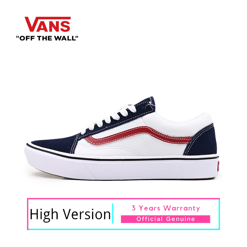 〖High Version〗VANS OLD SKOOL Men's and Women's Sports Sneakers V070 ...