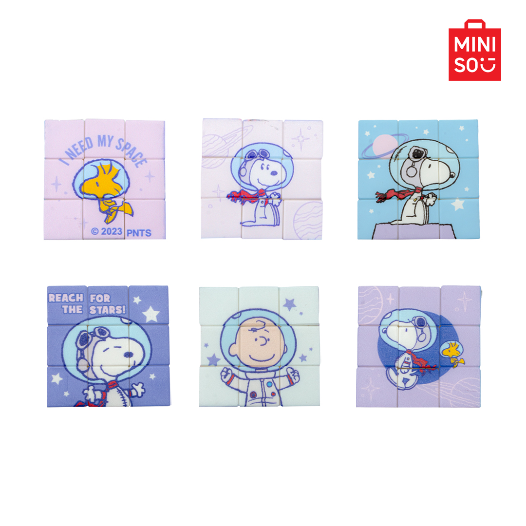 MINISO พวงกุญแจ รูบิคส์ Snoopy the Little Space Explorer Collection ...