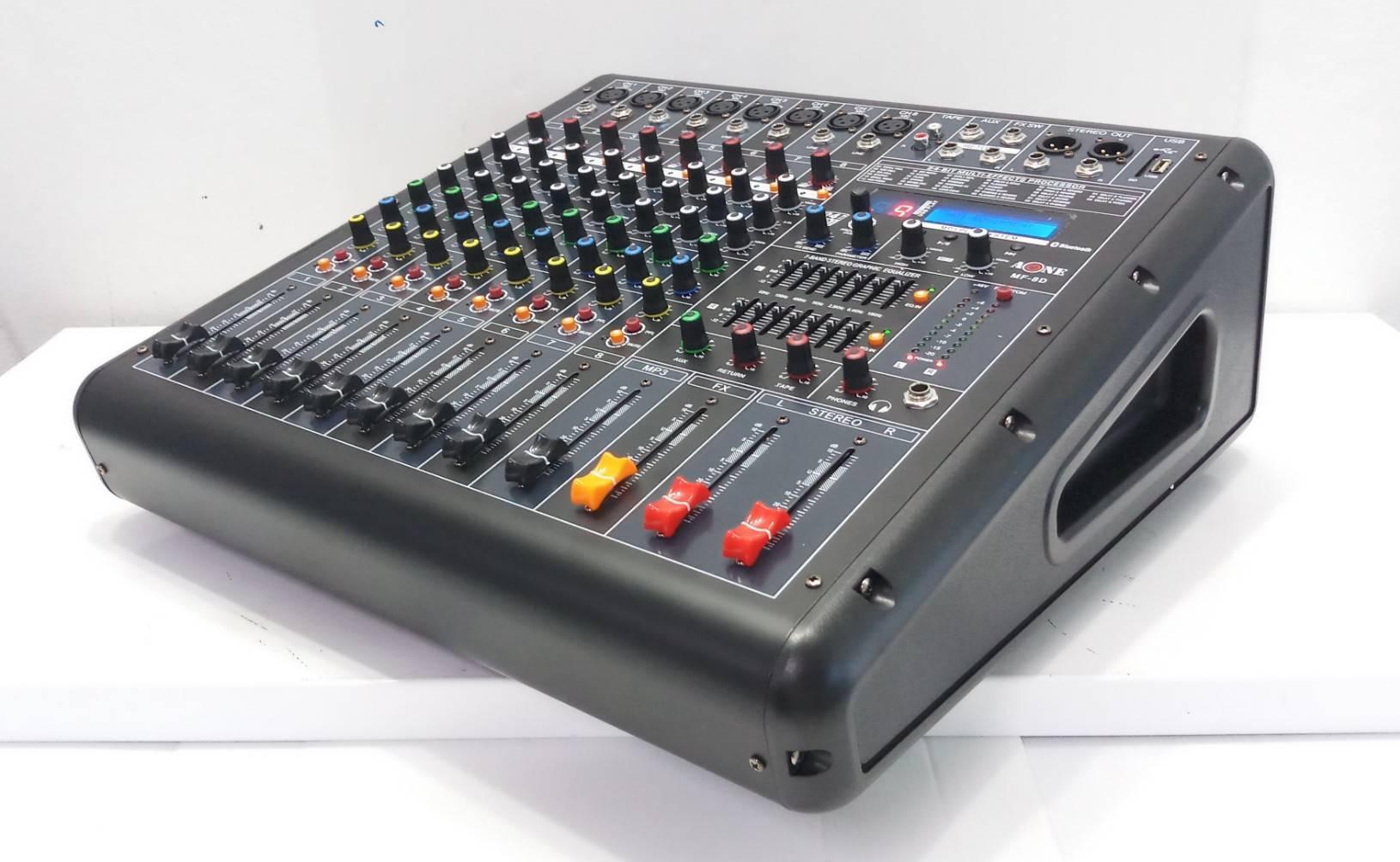 เพาเวอร์มิกเซอร์ ขยายเสียง1000W 8CH Power mixer ( 8 channel ) - MixASale