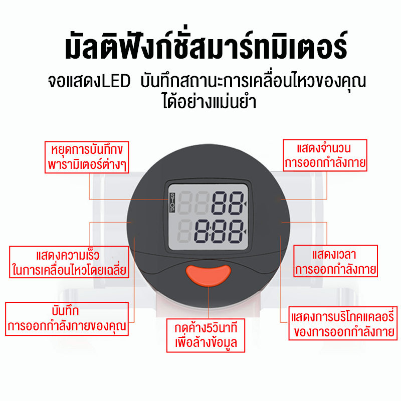 DIDI Mini Stepper เครื่องสเต็ปเปอร์ เครื่องบริหารต้นขา เครื่องออกกำลังกายแบบก้าวเหยียบ มาพร้อม ...