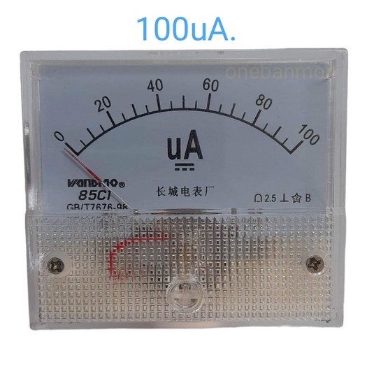 PANEL METER MU-45 แบบเข็ม 30v. , 300v. , 3A. , 1A. , 100uA. | Lazada.co.th